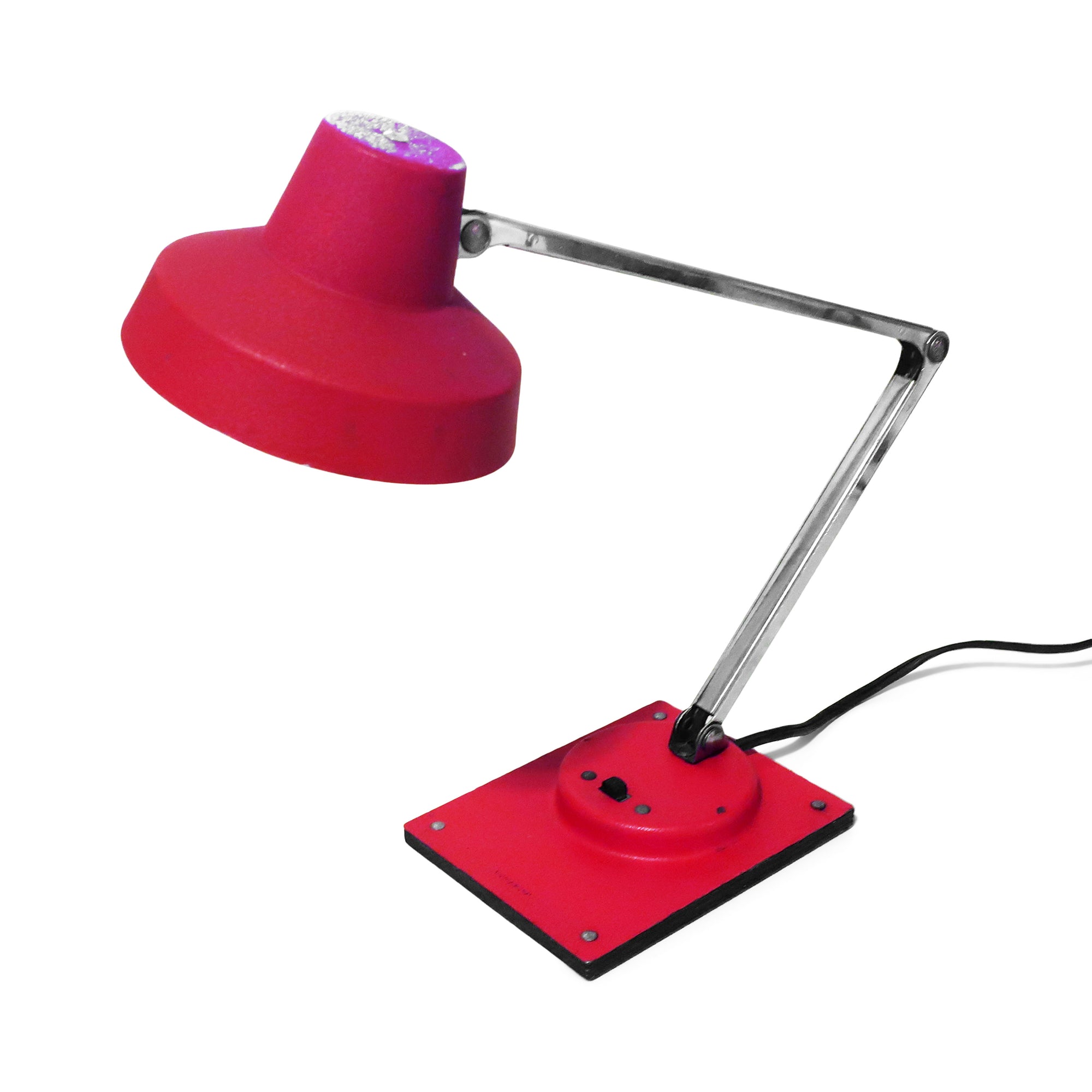 Vintage Red Tensor IL 400 Folding Desk Lamp | Tenon Design