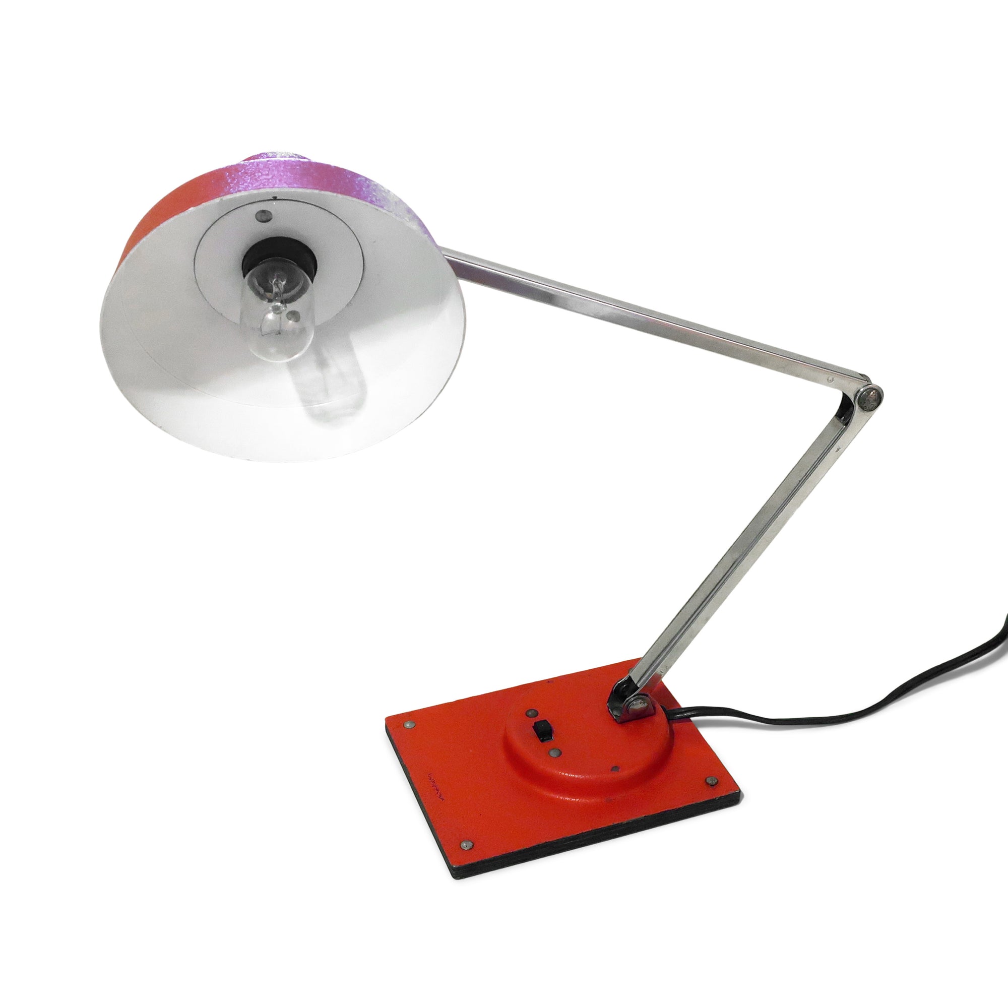 Vintage Red Tensor IL 400 Folding Desk Lamp | Tenon Design