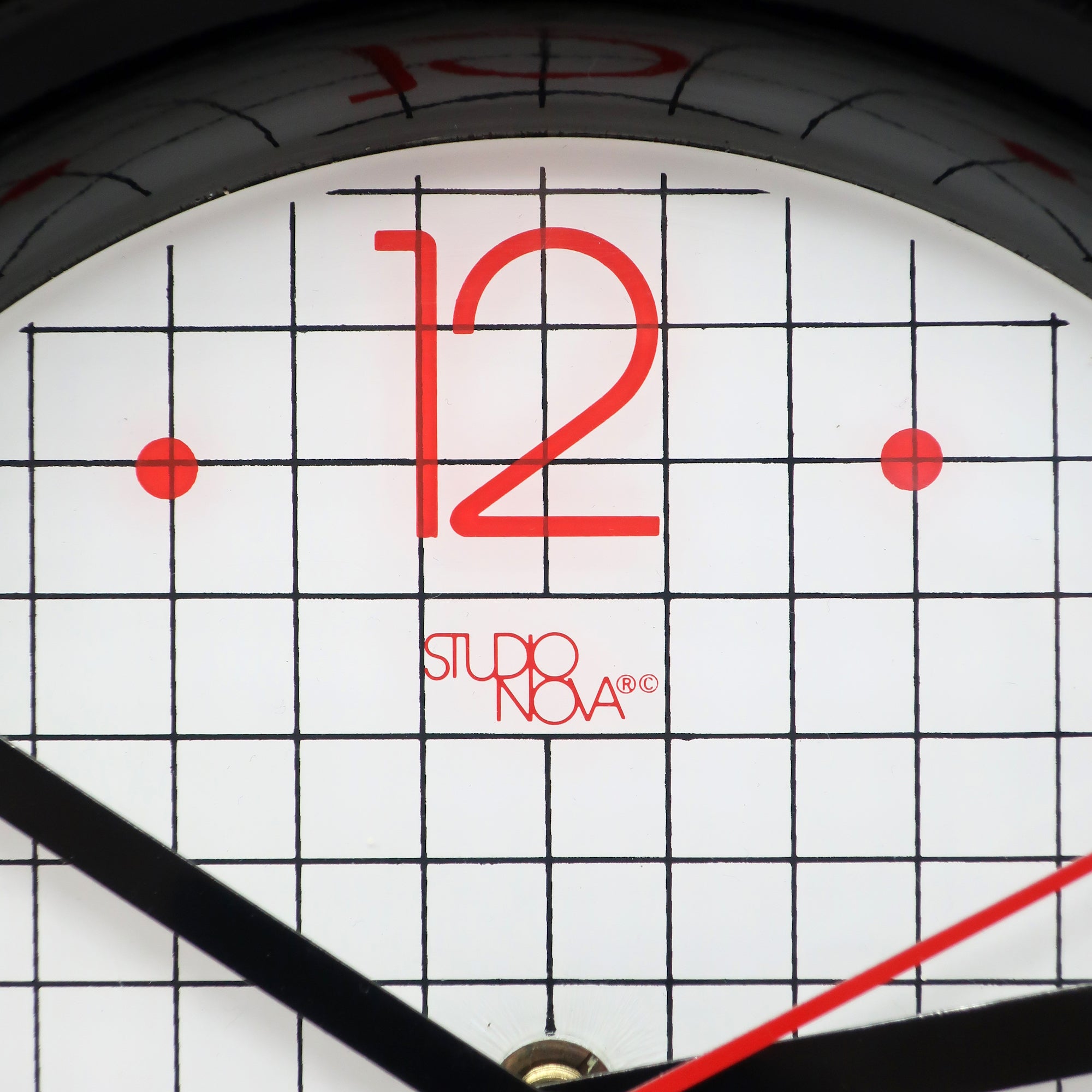 1980s Graphic Wall Clock by Studio Nova Japan | Tenon Design
