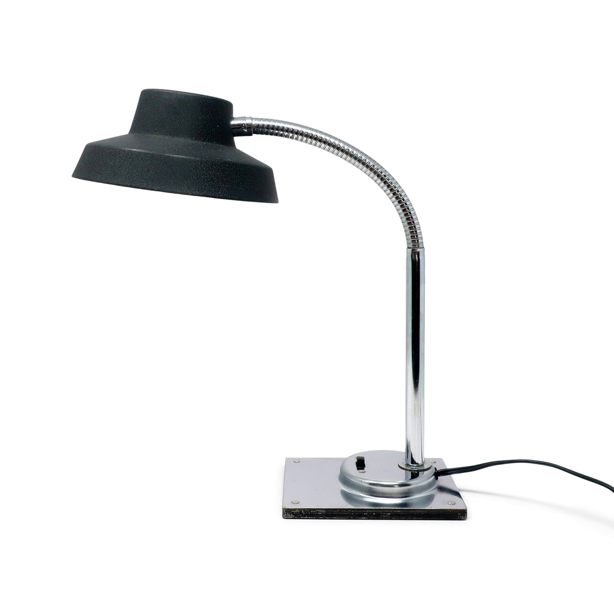 Vintage Black and Chrome Tensor Gooseneck Desk Lamp | Tenon Design