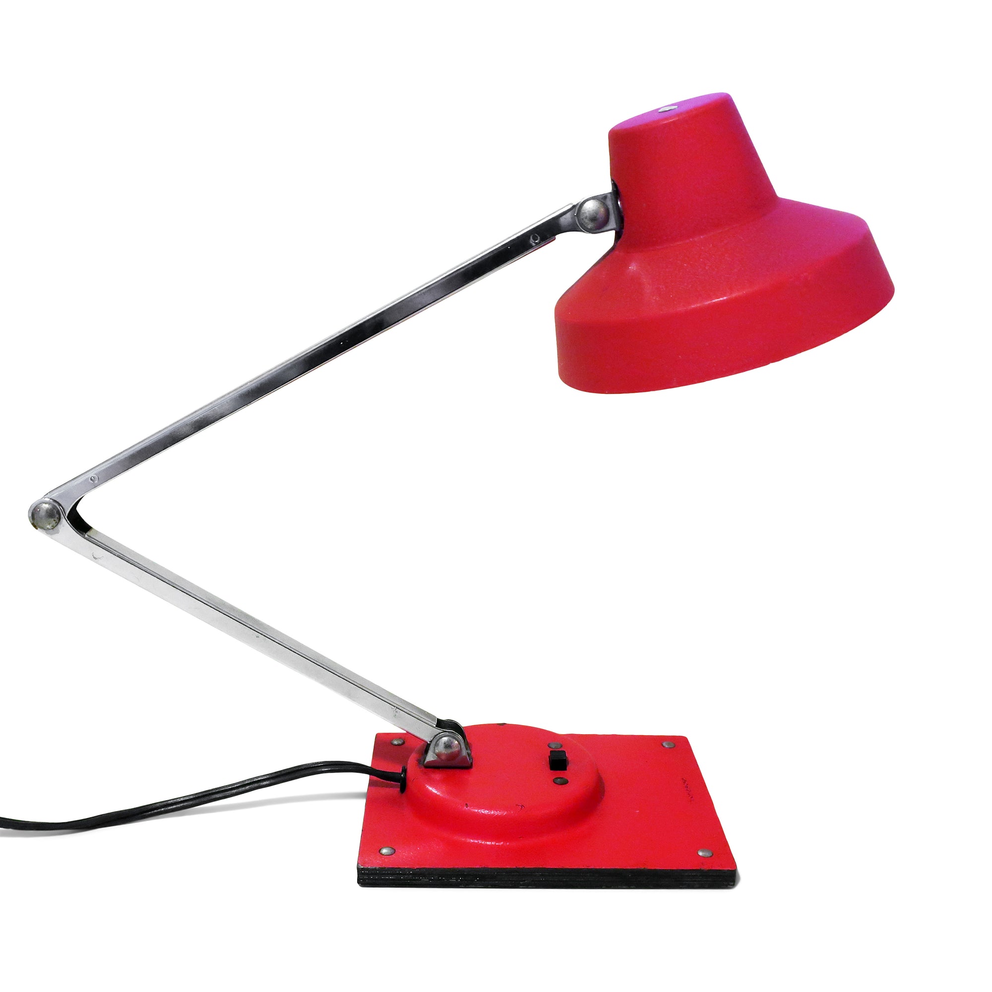 Vintage Red Tensor IL 400 Folding Desk Lamp | Tenon Design
