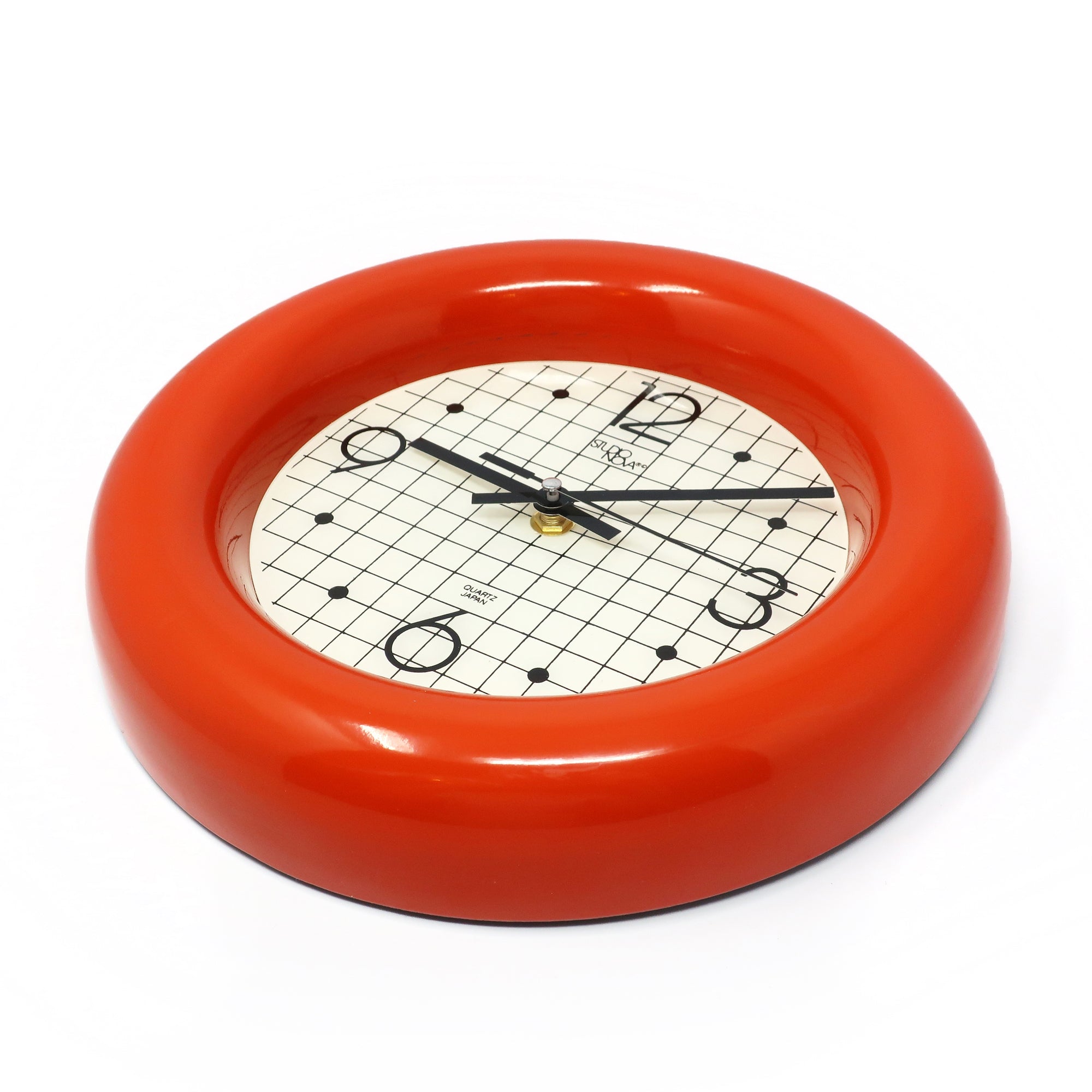 1980s Graphic Ceramic Wall Clock by Studio Nova Japan | Tenon Design
