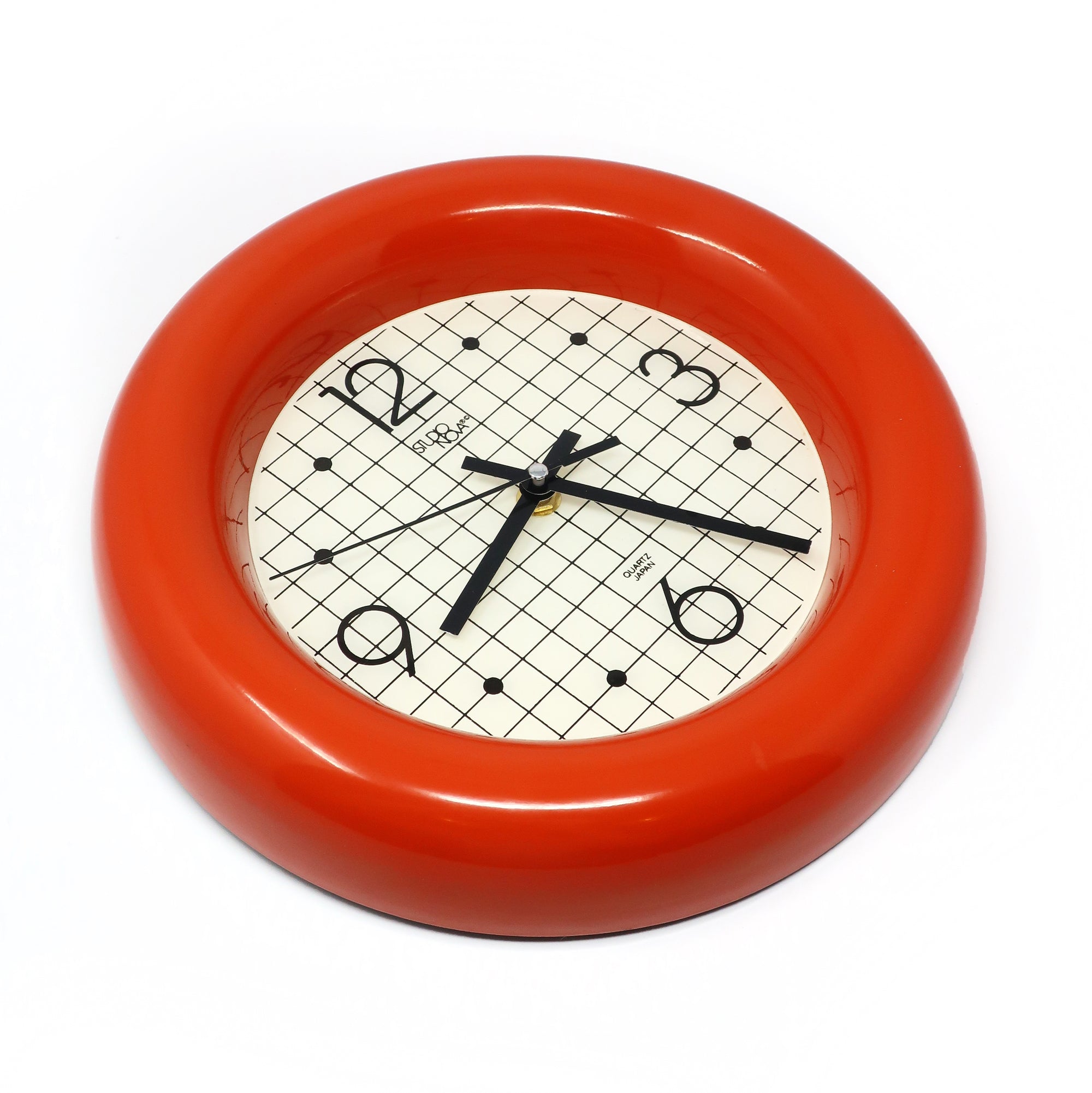 1980s Graphic Ceramic Wall Clock by Studio Nova Japan | Tenon Design