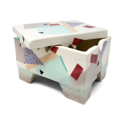 Postmodern Ceramic Box by Rita Duvall (1983) | Tenon Design