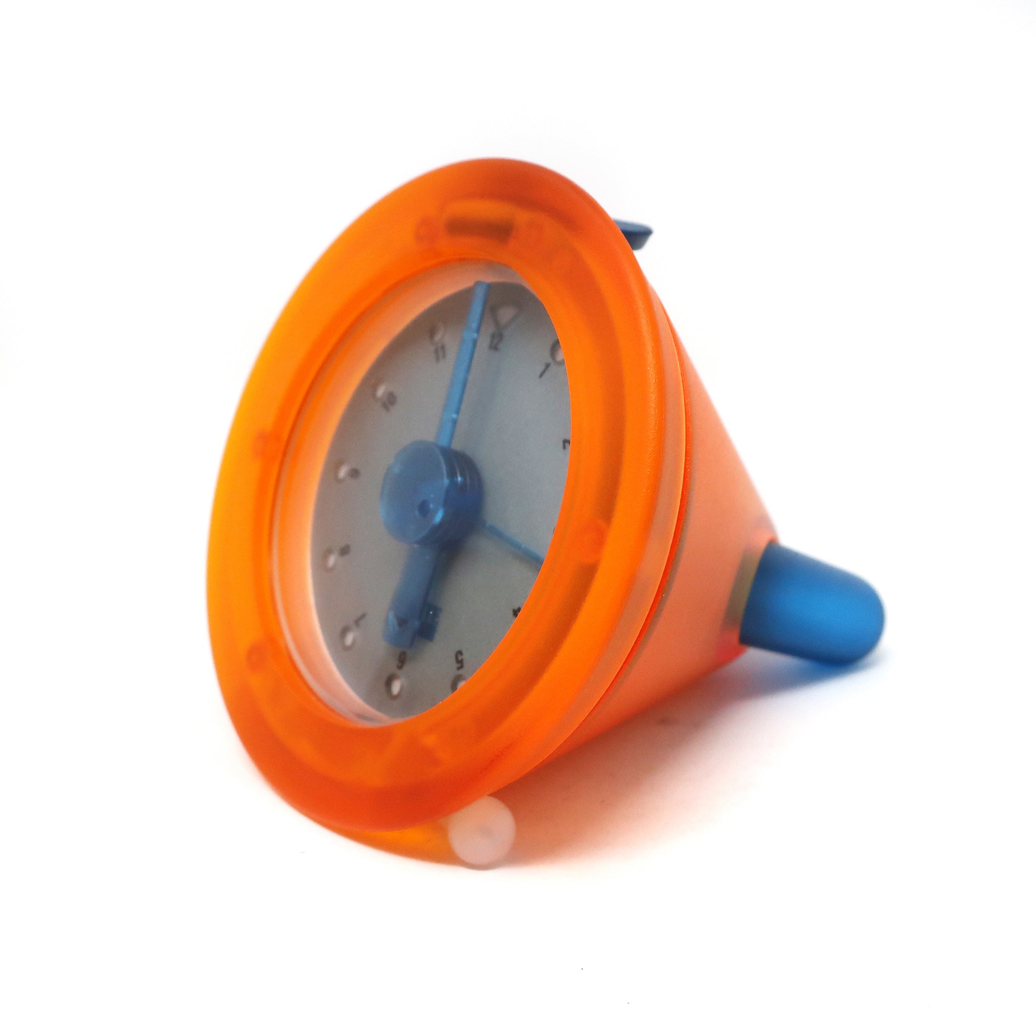 Orange and Blue Vercingetorige Clock by Julian Brown for Rexite | Tenon ...