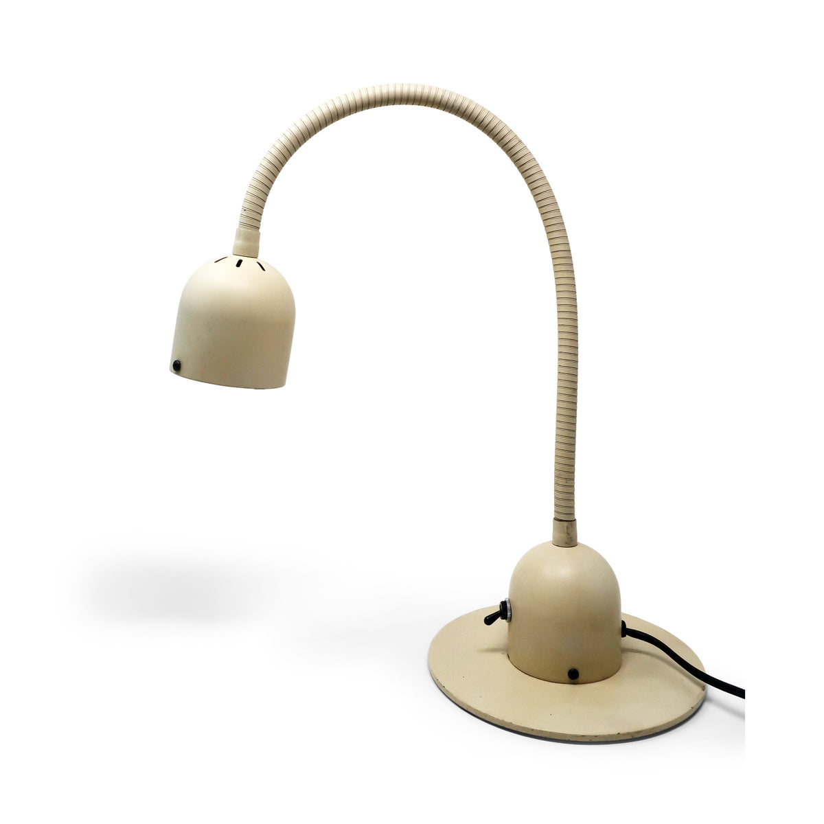 1970s Cream Electrix Gooseneck Desk Lamp | Tenon Design