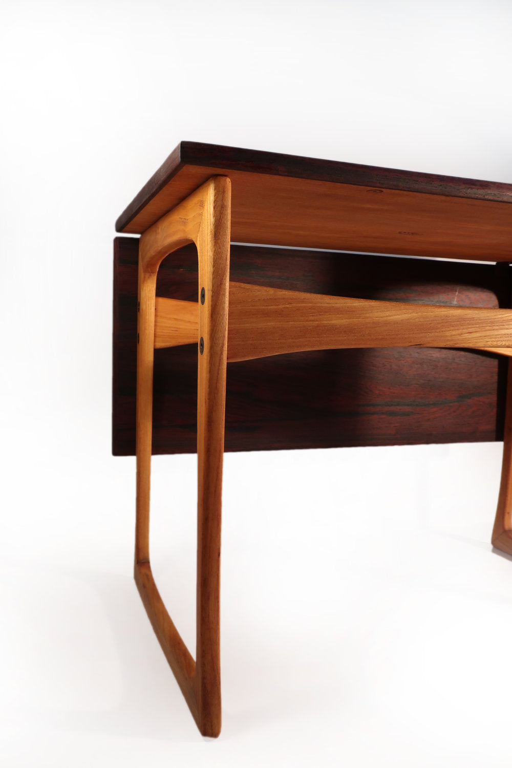 J. Ingvard Jensen rosewood & teak side table | Tenon Design