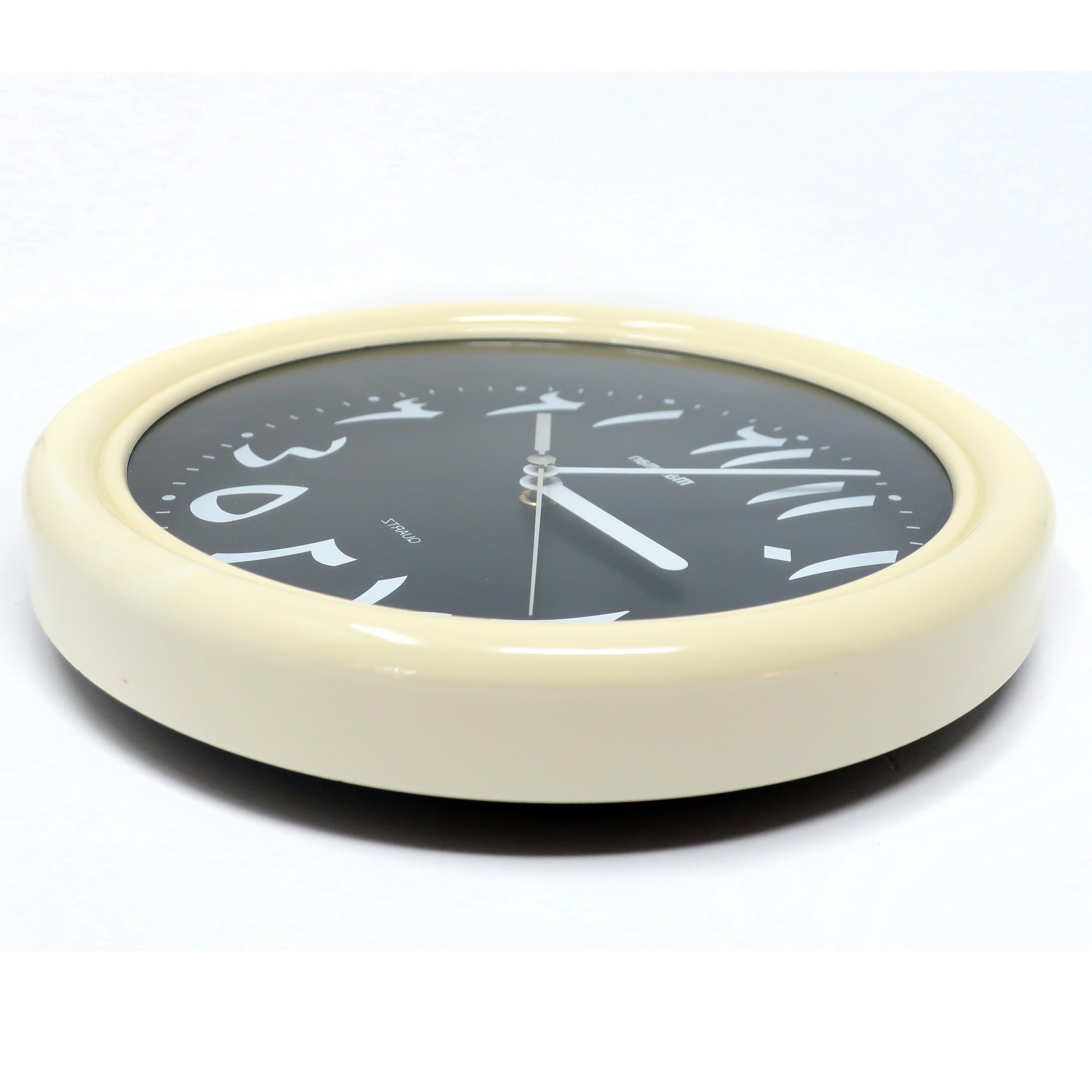 1980s Japanese Reverse Running Wall Clock by Maruman | Tenon Design