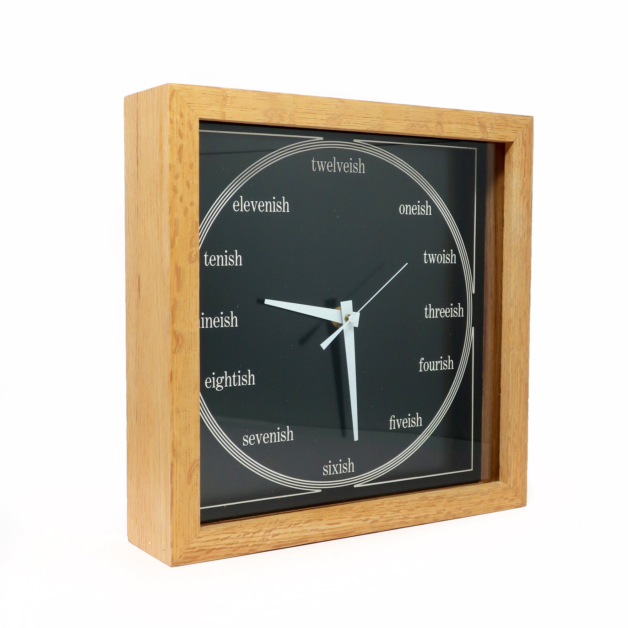 1970s Oneish, Twoish, Threeish Wall Clock by Bill Miller | Tenon Design