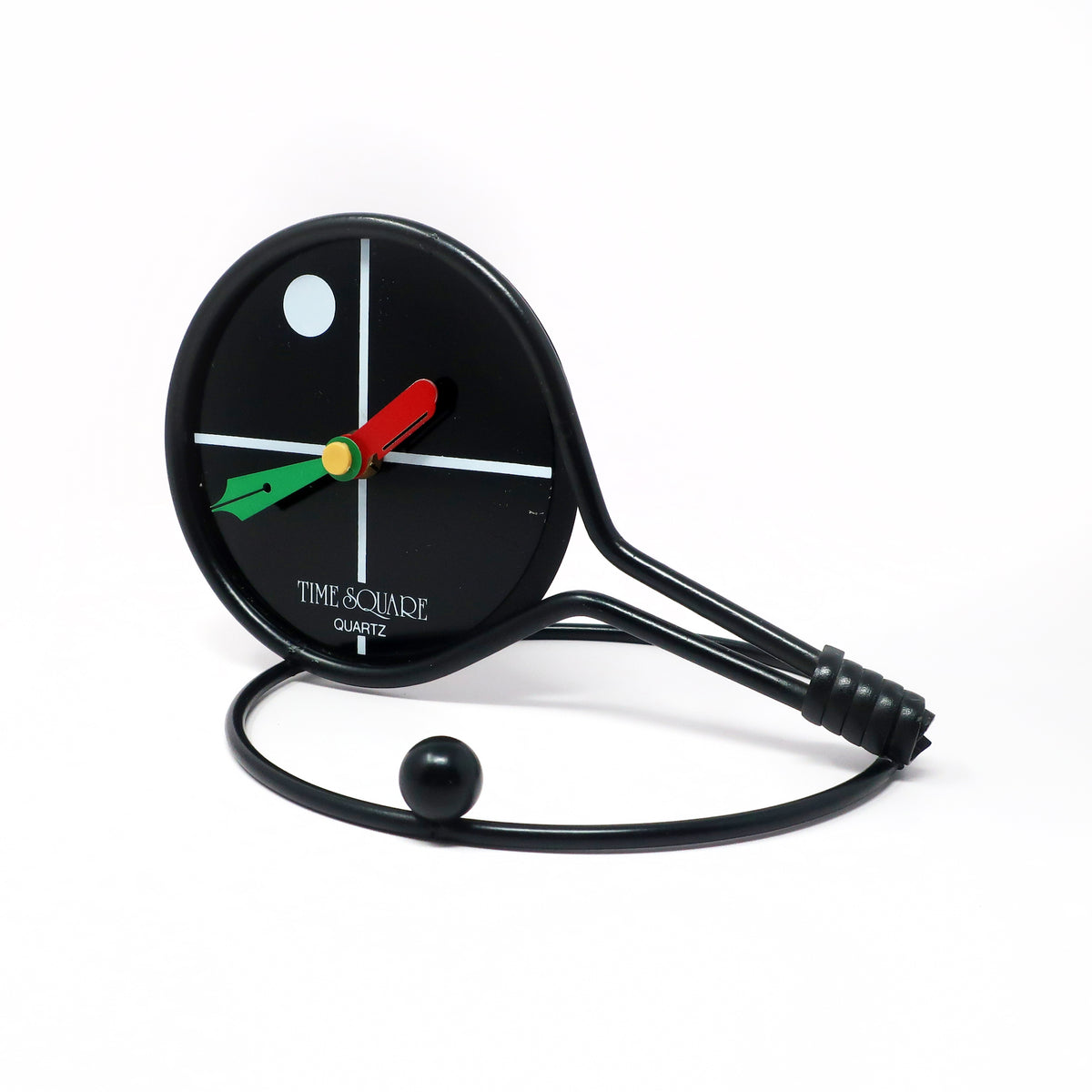 1980s Tennis Racket Table Clock by Time Square | Tenon Design