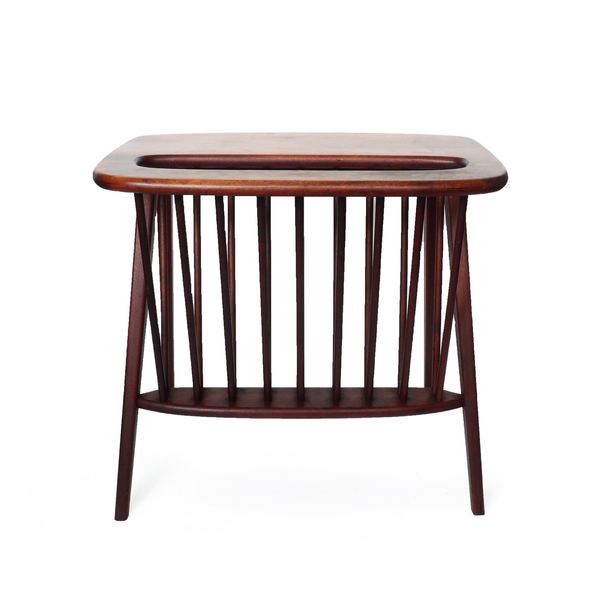 1960s Mid-Century Modern Magazine Side Table by Arthur Umanoff | Tenon Design