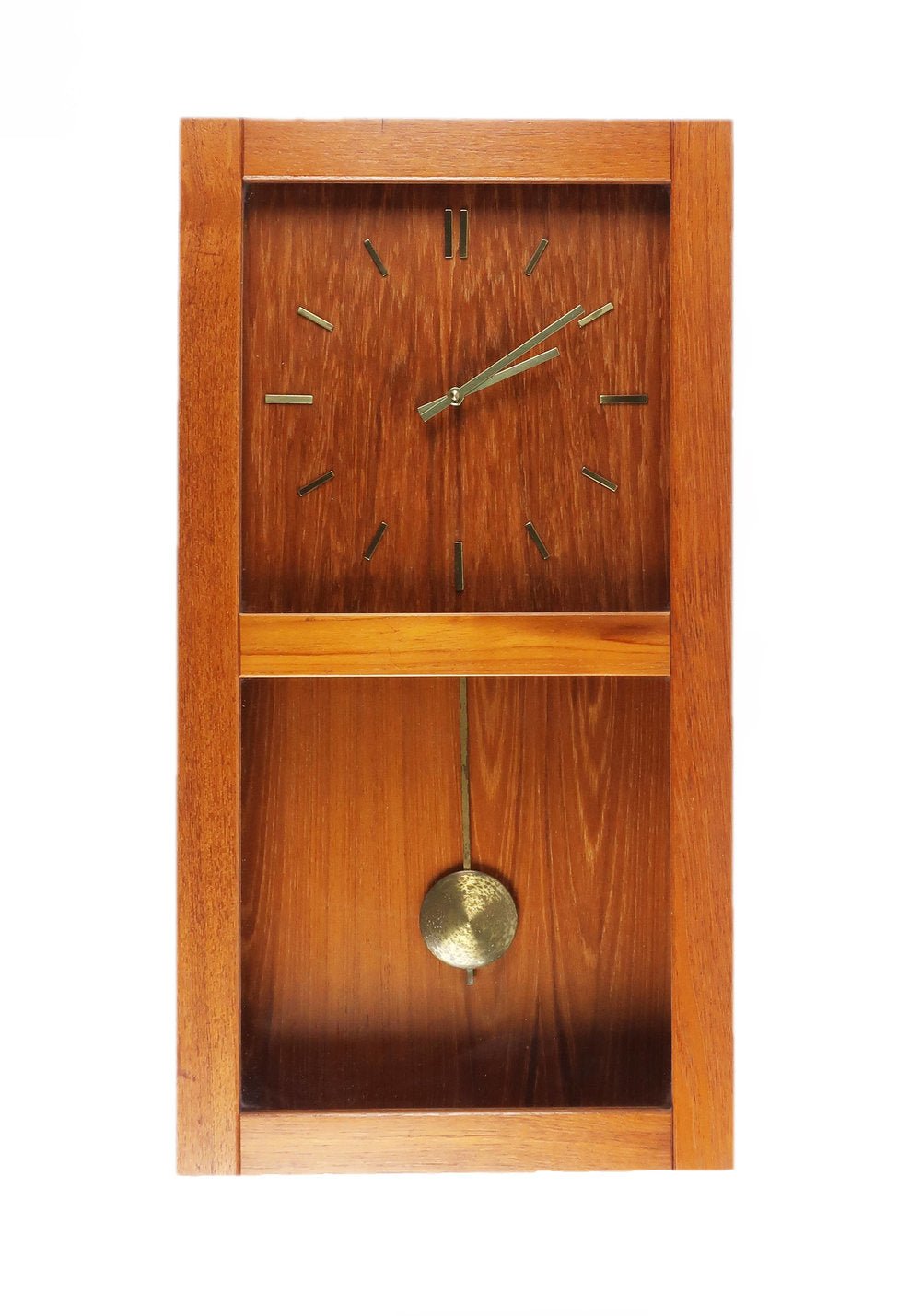 Danish Modern Teak Wall Clock By Westminster | Tenon Design